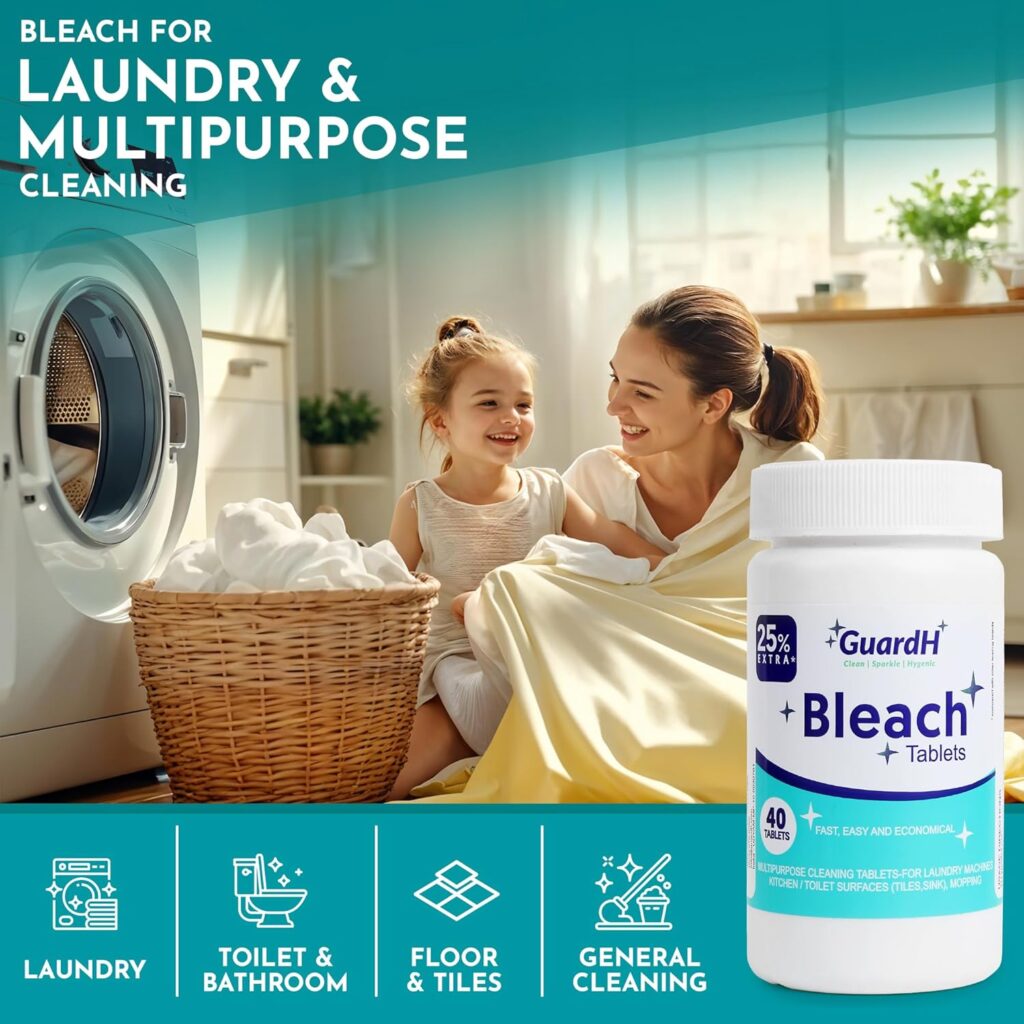 Bleach Tablets 40 Count – GuardH – GuardH LLP | Bleach Tablets ...